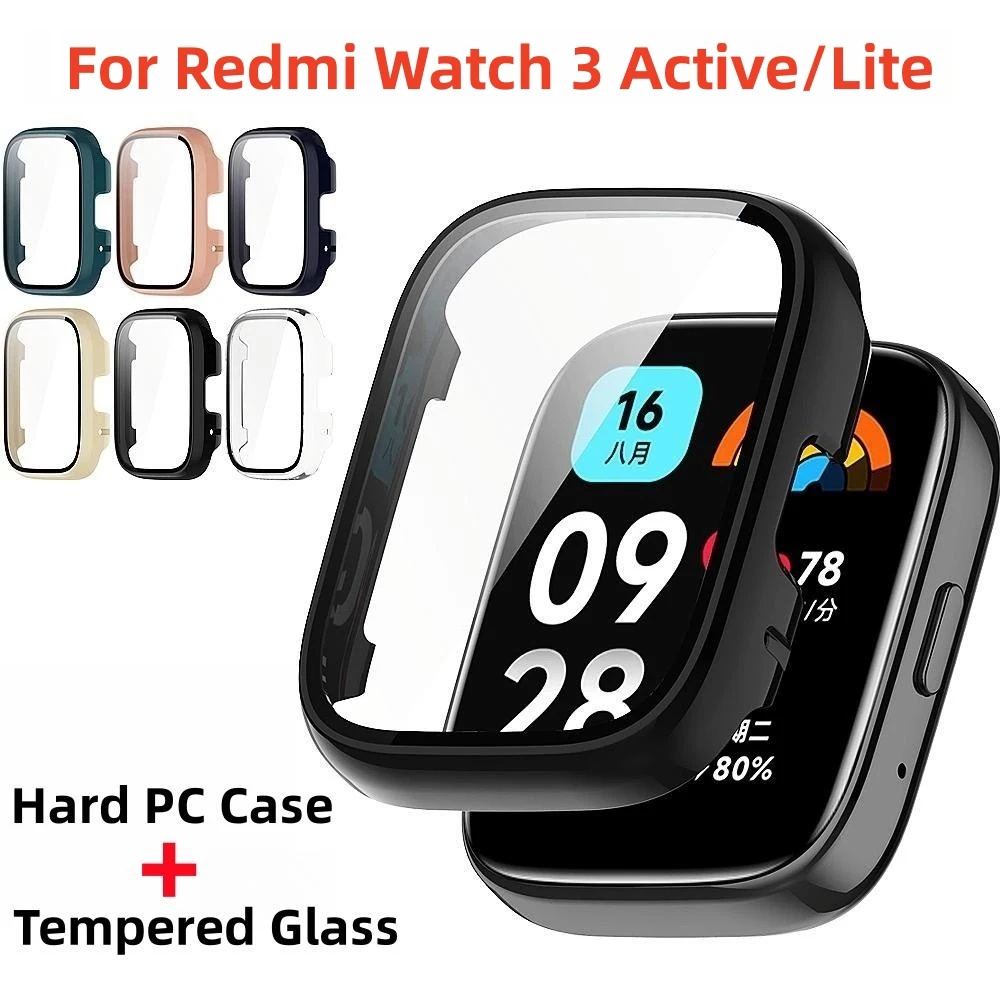 Hard-PC-Case-For-Redmi-Watch-3-Active-Lite-Full-Cover-Watch-Bumper ...
