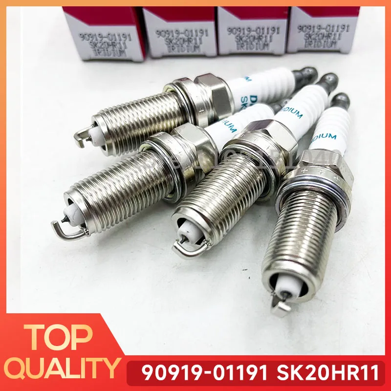 4pcs 90919-01191 SK20HR11 Iridium Spark Plug For Toyota Lexus LS460 ...