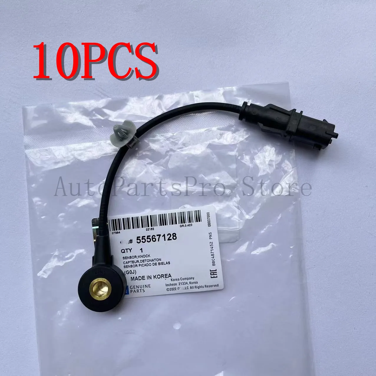 10PCS-Knock-Sensor-55567128-For-Chevrolet-Cruze-1-6-1-8-Sonic-Opel ...