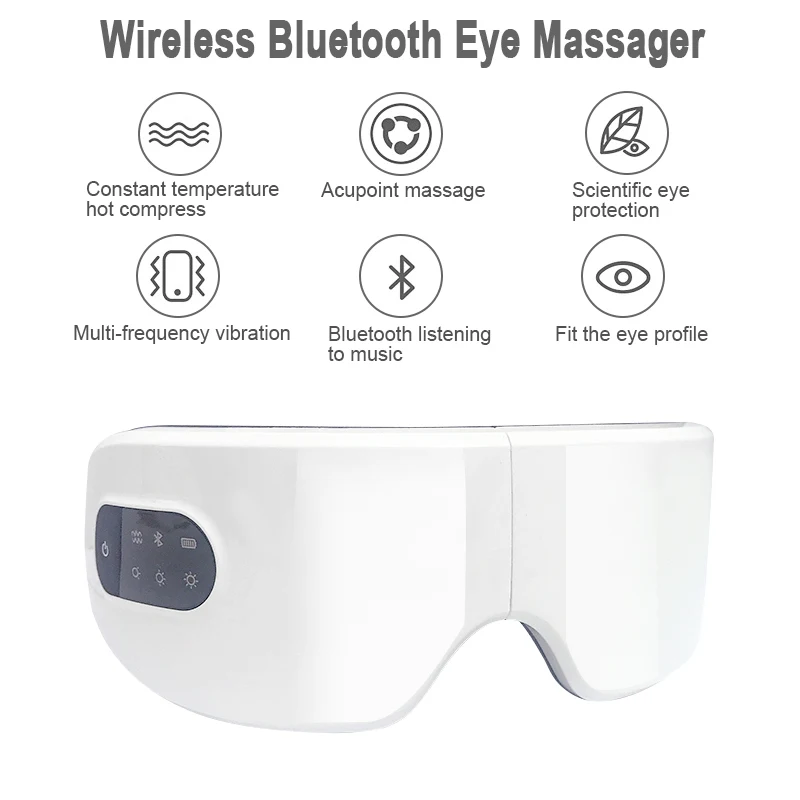 Massage des yeux avec boîte - Oeil intelligent Masseur Chaleur ...