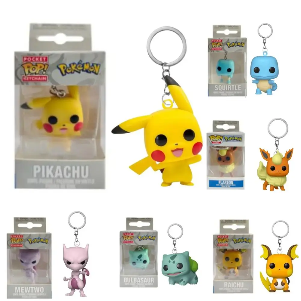 hot-funko-pop-Anime-Figure-Pocket-Keychains-Pokemon-Anime-Figure-Toys ...