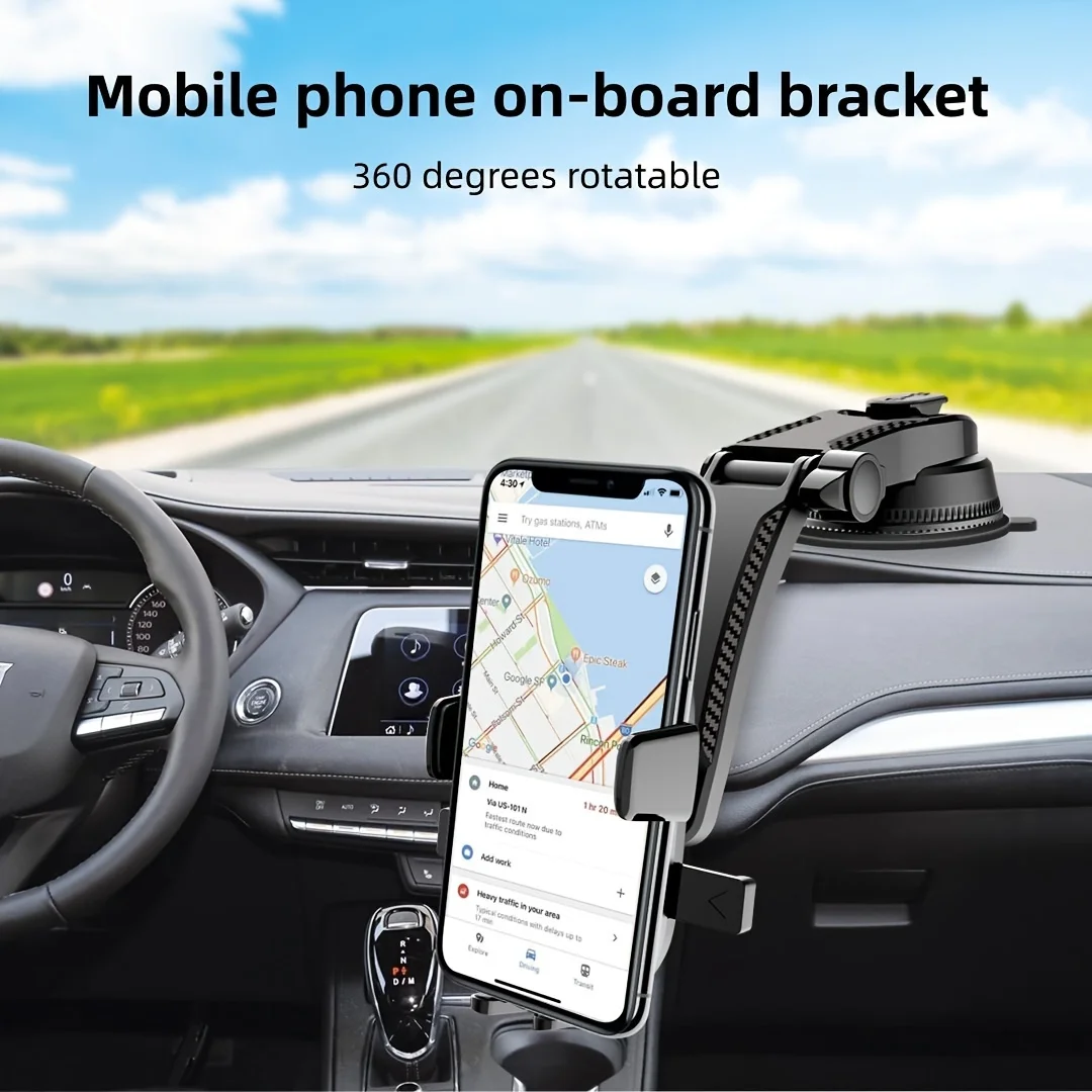 Phone-Car-Bracket-360-Degree-Rotating-Bracket-Dashboard-Bracket-Suction ...