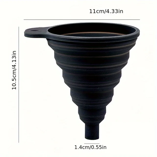 Universal Silicone Engine Funnel – Foldable & Portable Auto Fluid ...