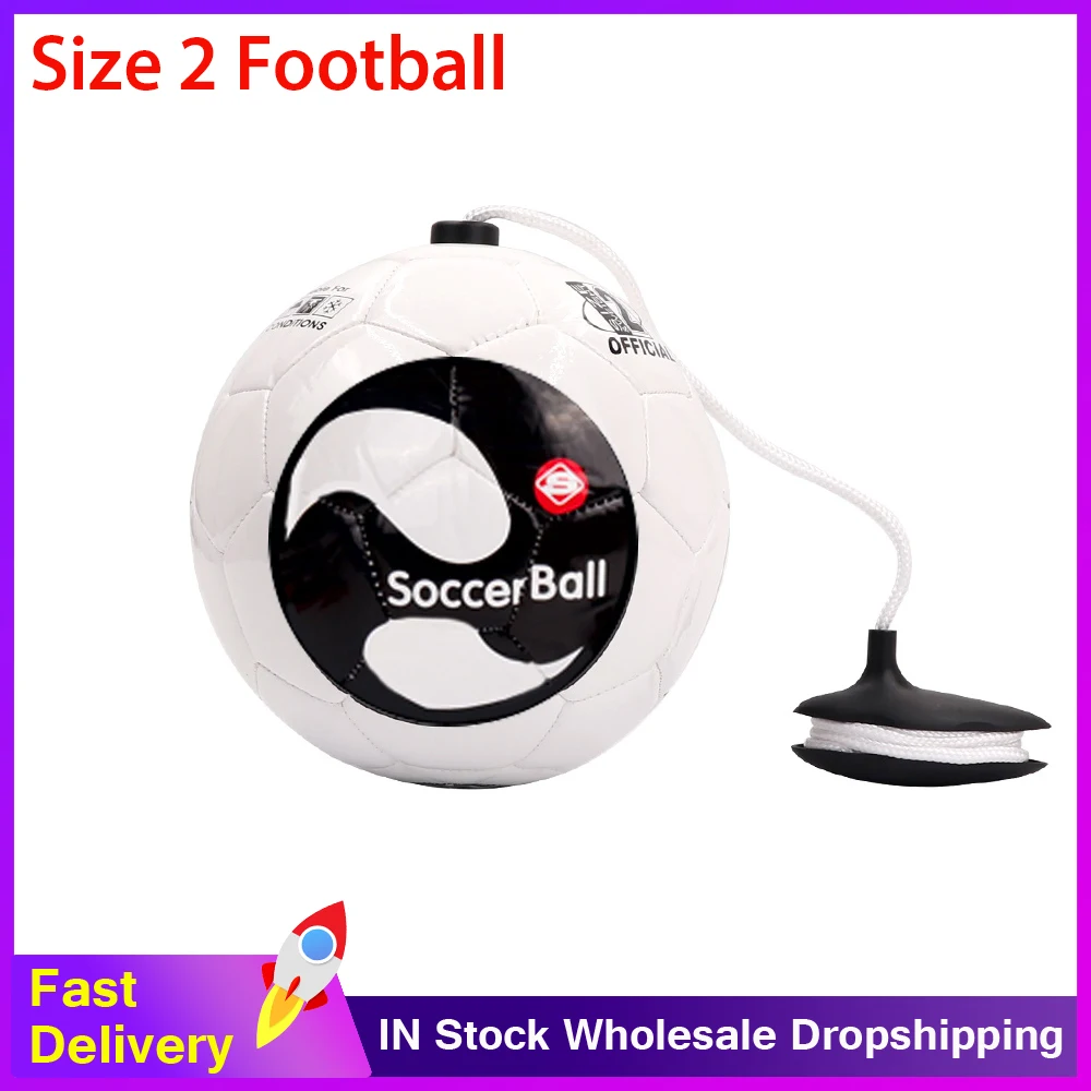 Size-2-Football-Training-Ball-Kick-Soccer-Ball-TPU-Football-Rope-Touch ...