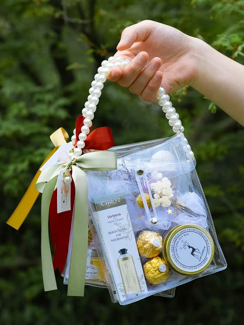 2PCS-Full-Moon-Birthday-Gift-Bachelor-Party-Pearl-Clutch-Bridesmaid ...