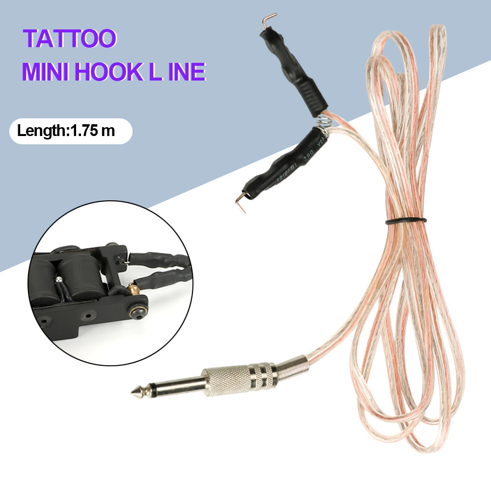 Tattoo-Machine-Silicone-Hook-Cord-Power-Switch-Traditional-Coil-Tattoo ...