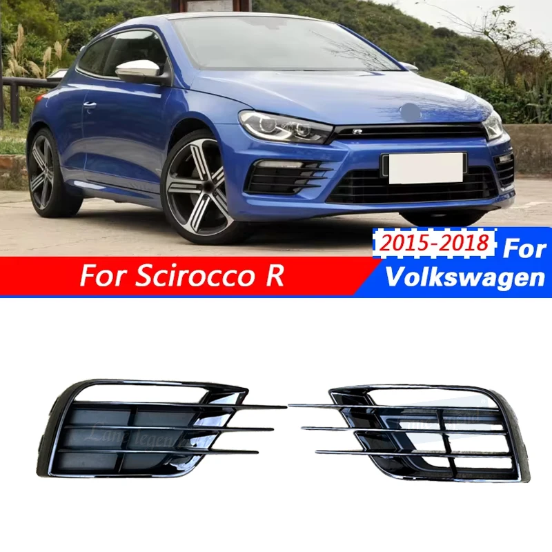 Auto-Front-Bumper-Fog-Light-Lamp-Cover-Grill-Lower-Grille-For ...