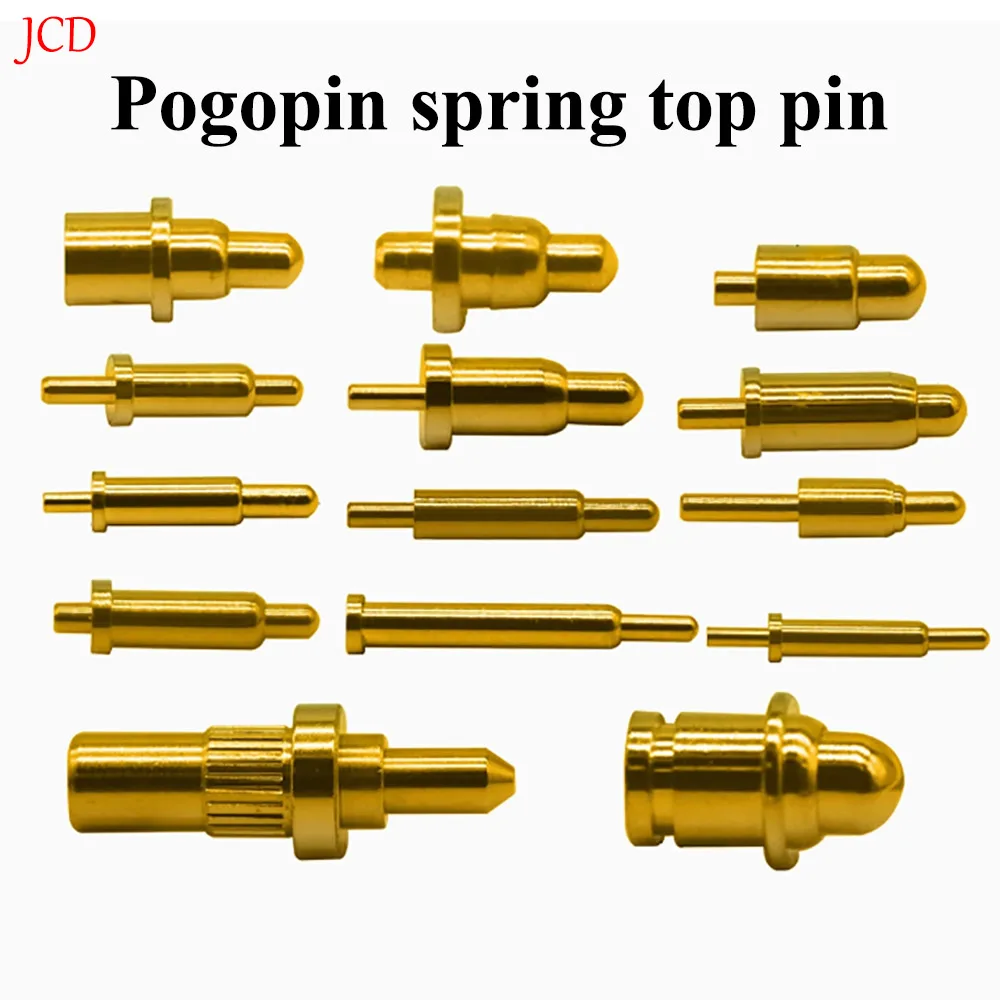 10PCS Pogopin Spring Top Pin Spring Contact Connector Metal Telescopic ...