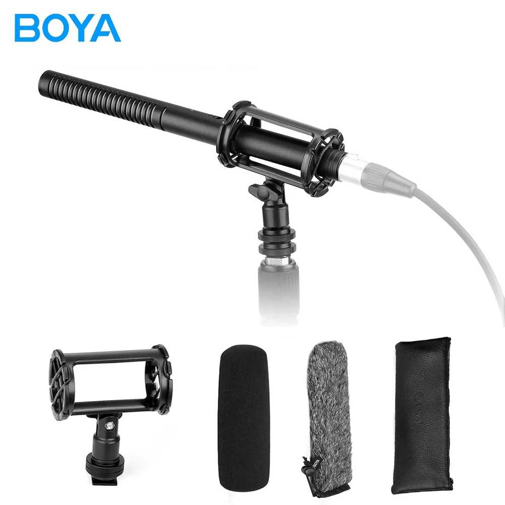 BOYA-BY-BM6060-Interview-Shotgun-Microphone-XLR-BOYA-Pro-Broadcast ...