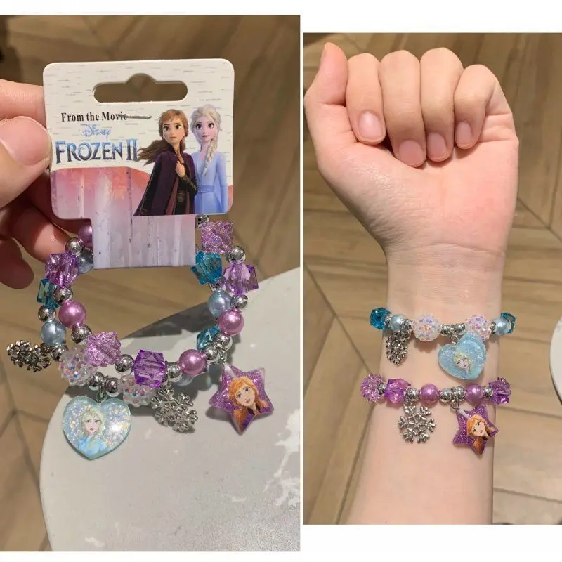 Disney-Frozen-Anime-Figure-Cartoon-Kids-Bracelet-Anime-Elsa-Princess ...