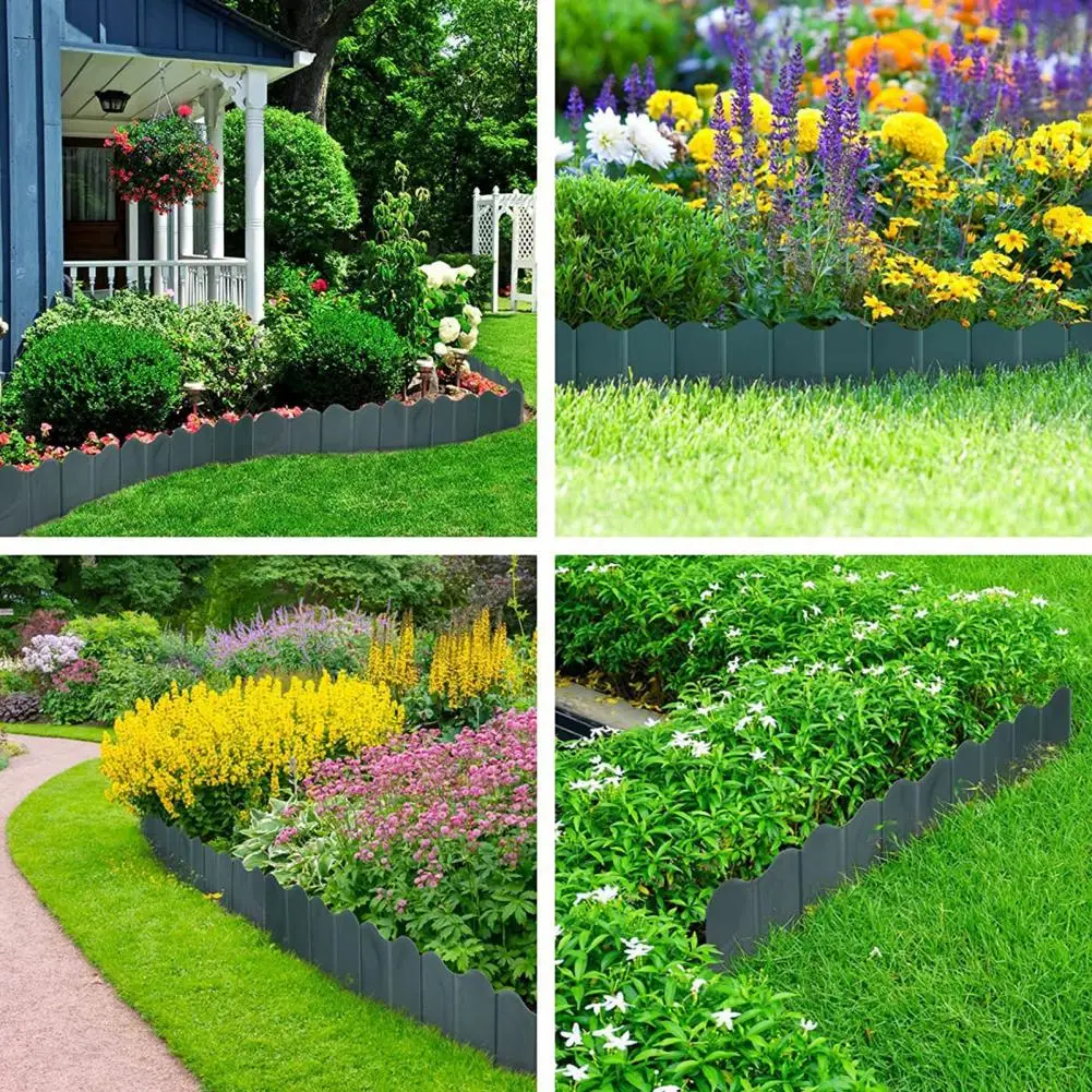 Durable-Sturdy-Easy-Installation-Solid-Color-Garden-Border-Lawn-Walkway ...