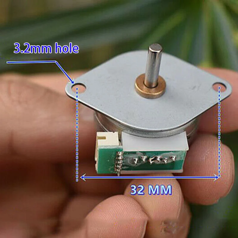 25SPG0001-Micro-25MM-25BY-Round-Thin-Stepper-Stepping-Motor-4-Phase-5 ...