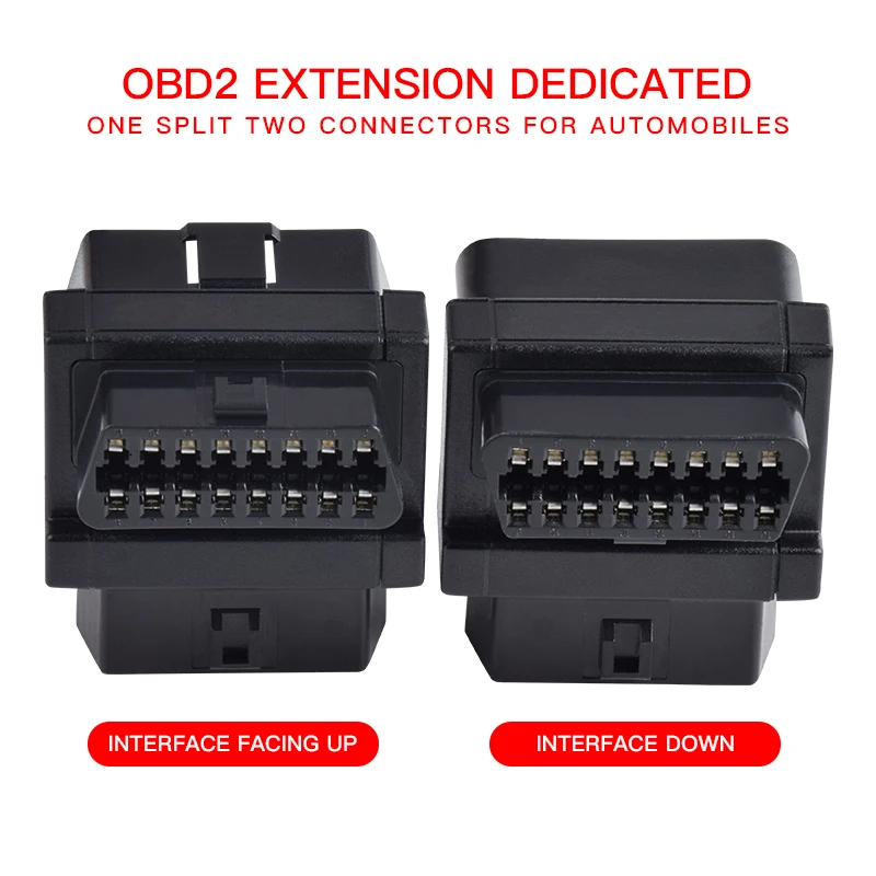 Jieyuan 자동차 미니 OBD2 1 분 2 연장 케이블 자동차 범용 16 핀 코어 스플리터 obd 장치에 연결| | - AliExpress