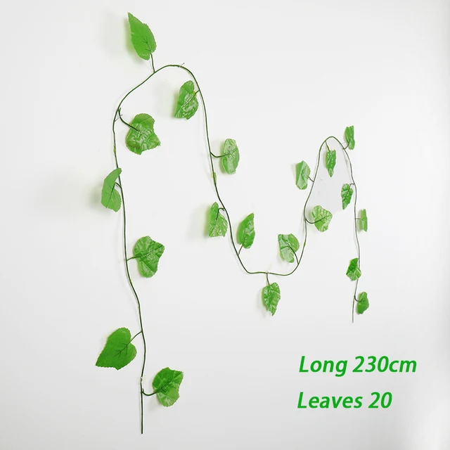 Artificial Green Ivy Vine Leaf | Artificial Hanging Ivy Leaf | Silk Wedding Decoration ...