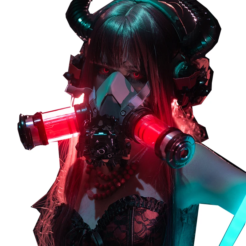 Cyber Technology Mask | Mask Style Cyber Punk | Cyber Gothic Masks ...