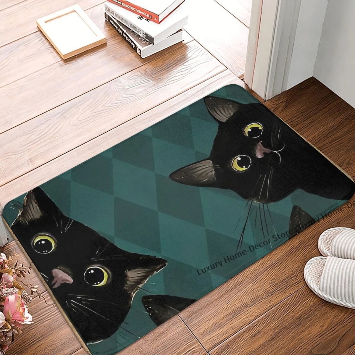Kitchen Rugs Non-slip Floor | Cat Doormat Entrance Door | Door Mats ...