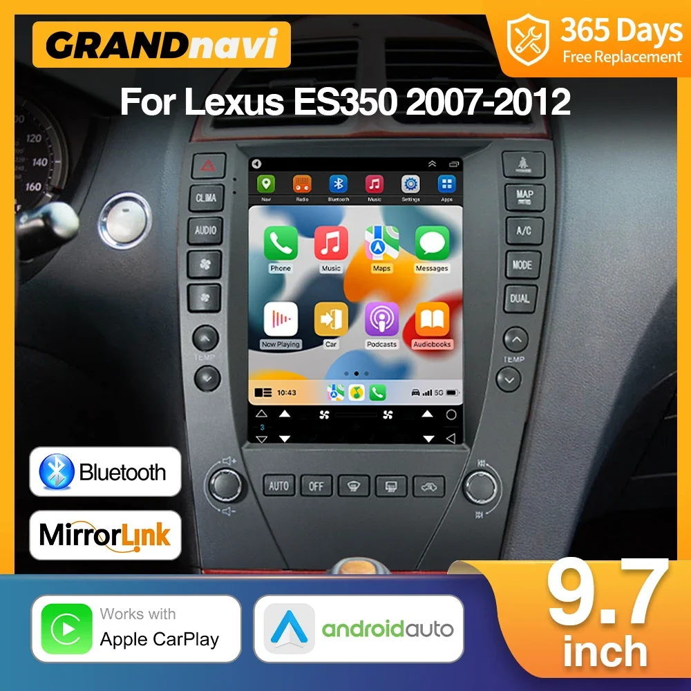 9-7inch-Android-13-Car-Radio-For-Lexus-ES-ES240-ES350-2007-2012-Tesla ...