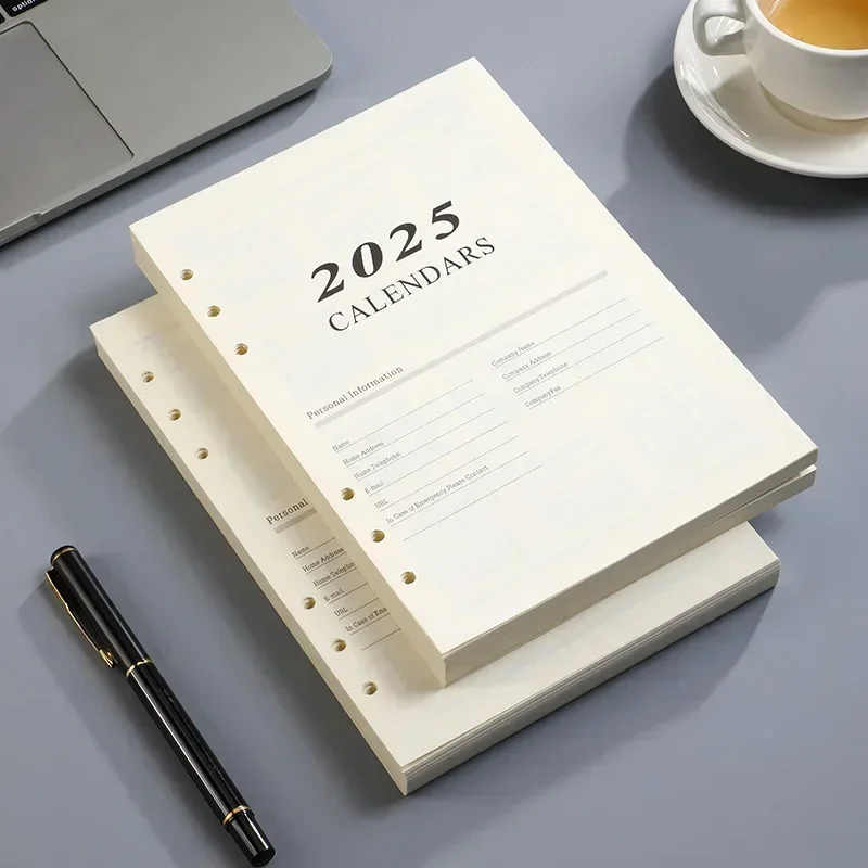 2025-Loose-Leaf-Notebook-Refills-Journal-Planner-Notepad-Inner-Pages ...