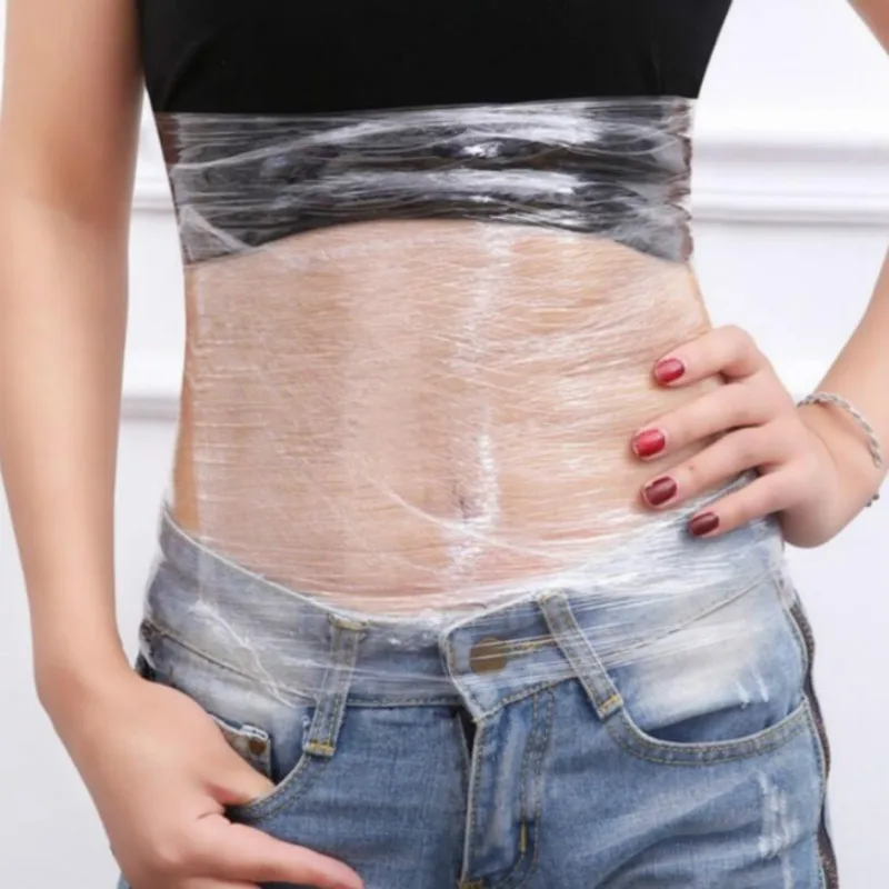 Weight Loss Shape Up Body Wrap Stomach Belly Legs Arms Wrap Film Former ...