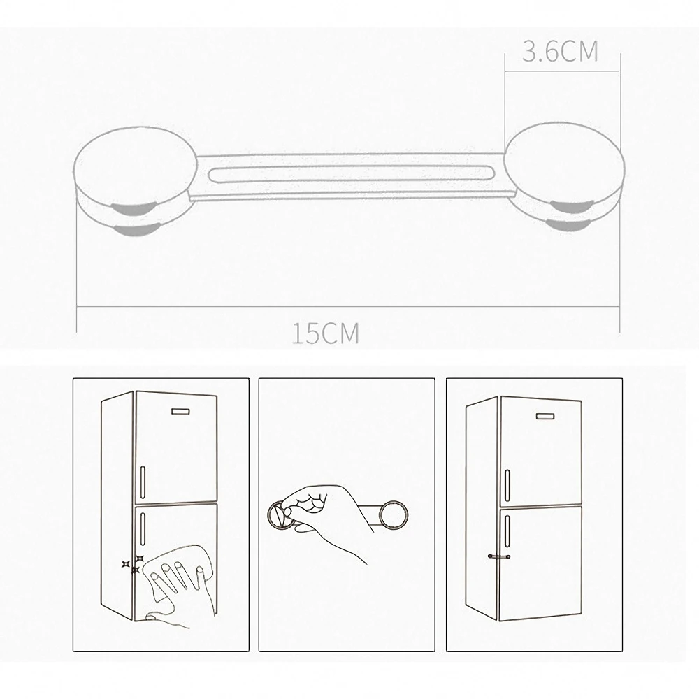 Transparent - Verrou de sécurité pour enfants, 5 pièces, Anti ouverture ...