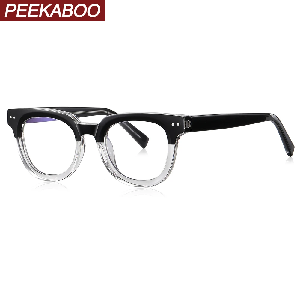 Peekaboo Eyeglasses Frames | Clear Lens Glasses Men | Men Glasses Blue Lens - Tr90 Anti - Aliexpress