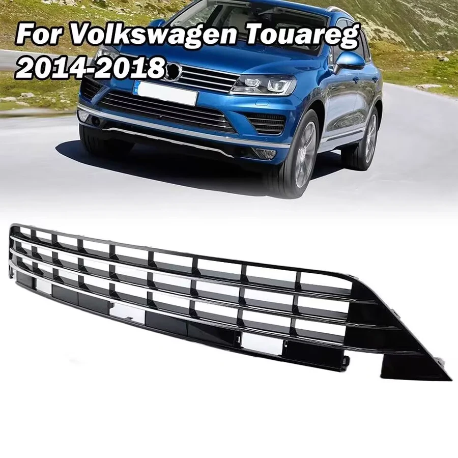 Front Lower Bumper Center Grille for Volkswagen Touareg 2014 2015 2016 ...