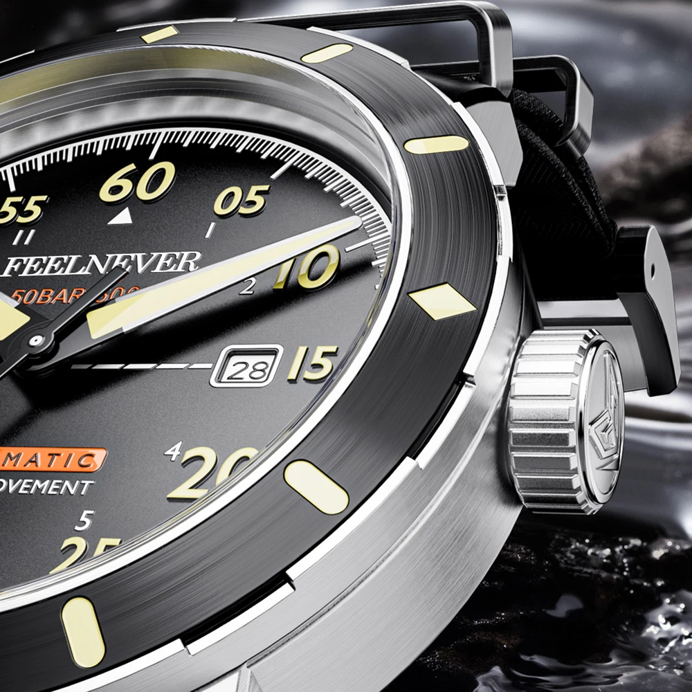 FeelNever-New-Sapphire-Crystal-Sport-Dive-Men-s-Mechanical-Watch-For ...
