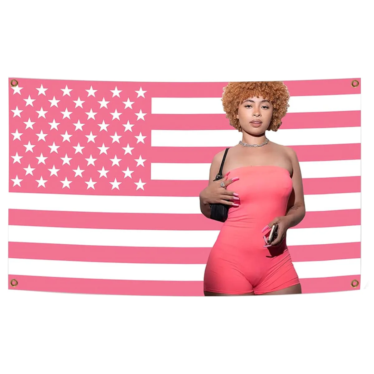 Ice Rapper Spice Flag USA Tapestry America Flags 3x5 ft Double Sided ...
