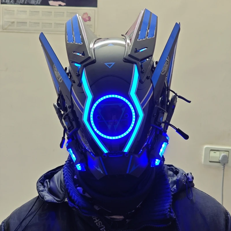 Cyberpunk-Mask-Halloween-party-Cosplay-costume-Full-face-with ...