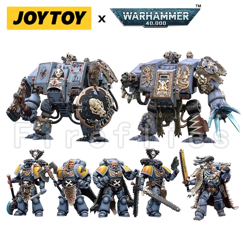 [In Stock]1/18 JOYTOY Action Figure 40K Space Wolves Figures And Mecha ...