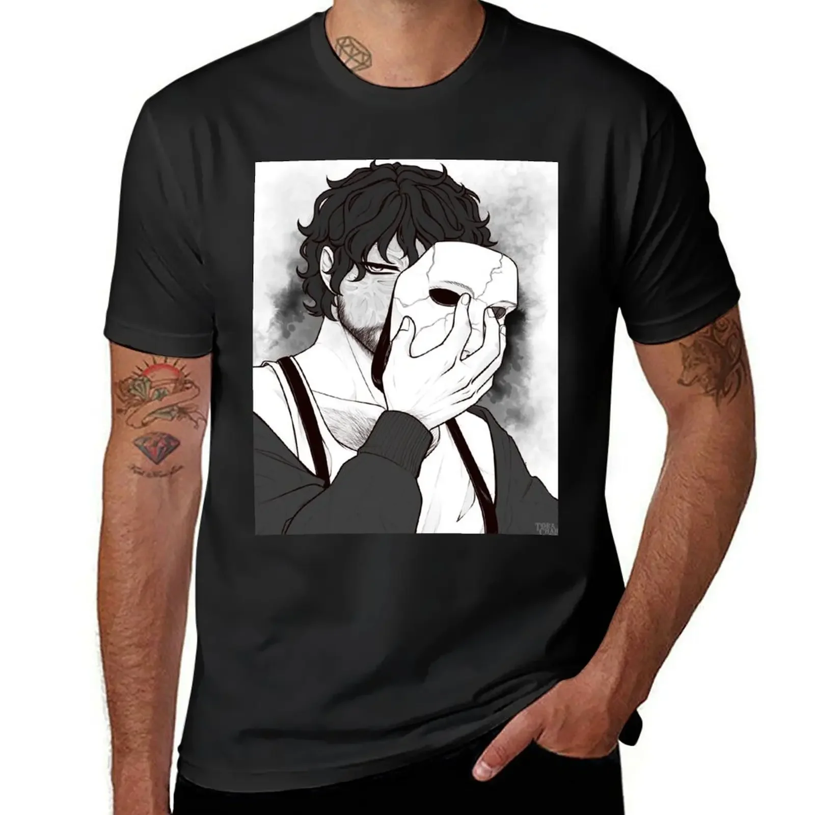 Hot-Sale-Brahms-Heelshire-Behind-the-mask-T-Shirt-plus-size-tops ...