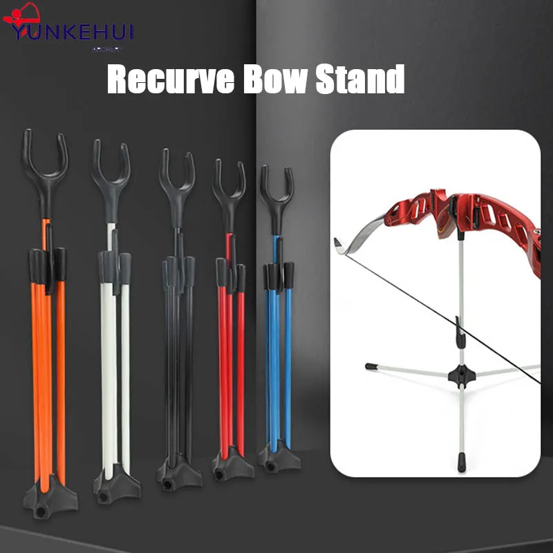 1pc Archery Bow Stand Protable Foldable Recurve Bow Longbow Stands ...