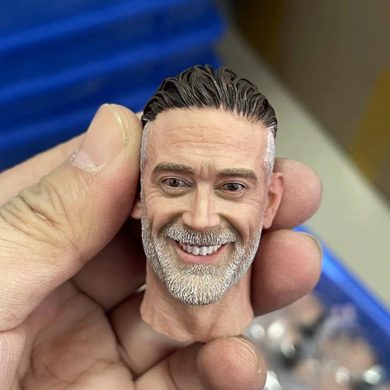 1/6 Negan Jeffrey Dean Morgan Head Sculpt Carving Model Fit 12 inch ...