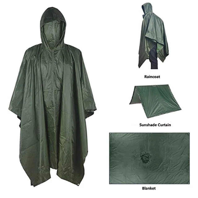 Military Rain Poncho