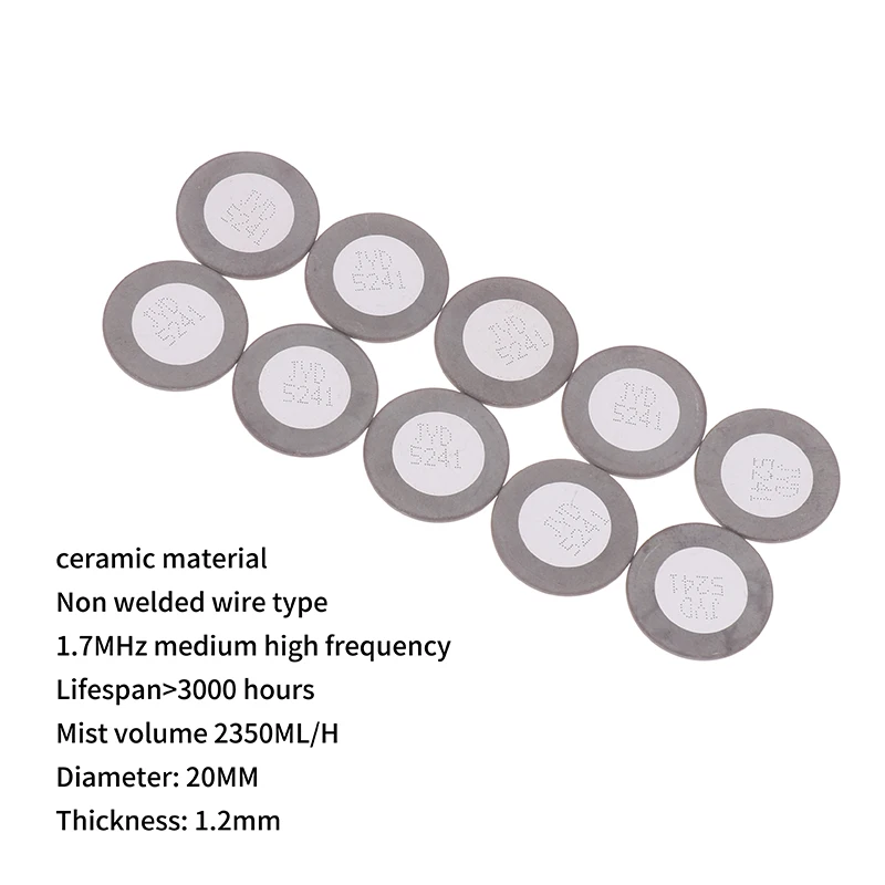 20mm Fogger Ultrasonic Ceramic Disc Sheet Atomizer Humidifier ...