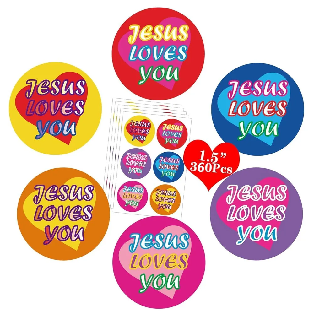 Jesus-Loves-You-Decals-Stickers-1-5Inch-Christian-Religious-Jesus ...