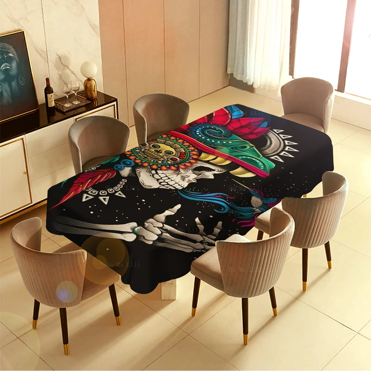 Native Skull Smoking