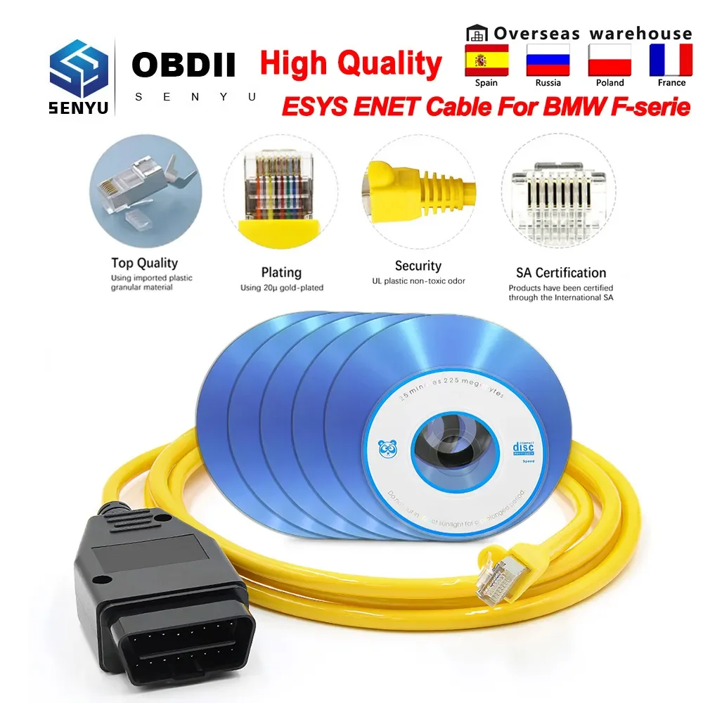 ESYS-ENET-Cable-For-BMW-F-serie-Refresh-Hidden-Data-ICOM-Coding-ECU ...
