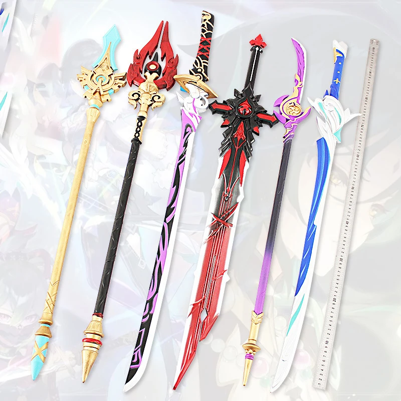 Genshin Impact PU Weapon Model Cosplay Kamisato Ayaka Sword Game ...