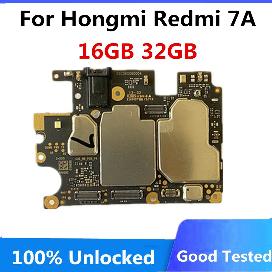 Placa base de desbloqueo Original para Xiaomi Redmi hongmi 7A, 16gb ...
