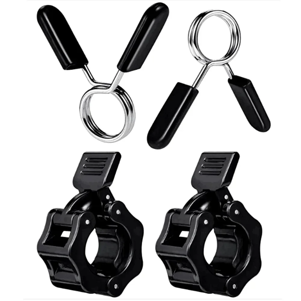 1 Pair 25/28/30mm Spinlock Barbell Collars Quick Release Barbell Clamps ...