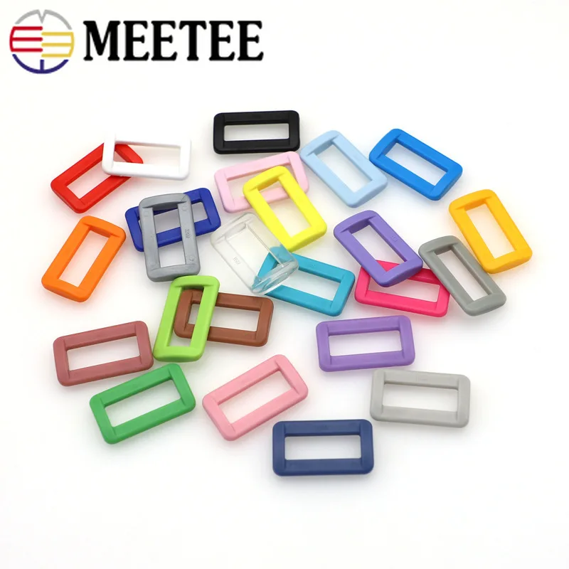 50pcs-Plastic-Square-O-D-Ring-Buckles-20-25mm-Webbing-Adjust-Belt ...
