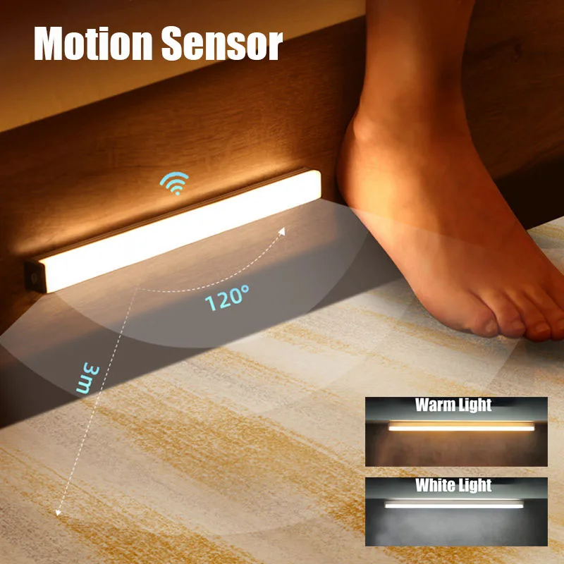 Motion-Sensor-Light-Wireless-LED-Night-Lights-Rechargeable-Bedroom ...