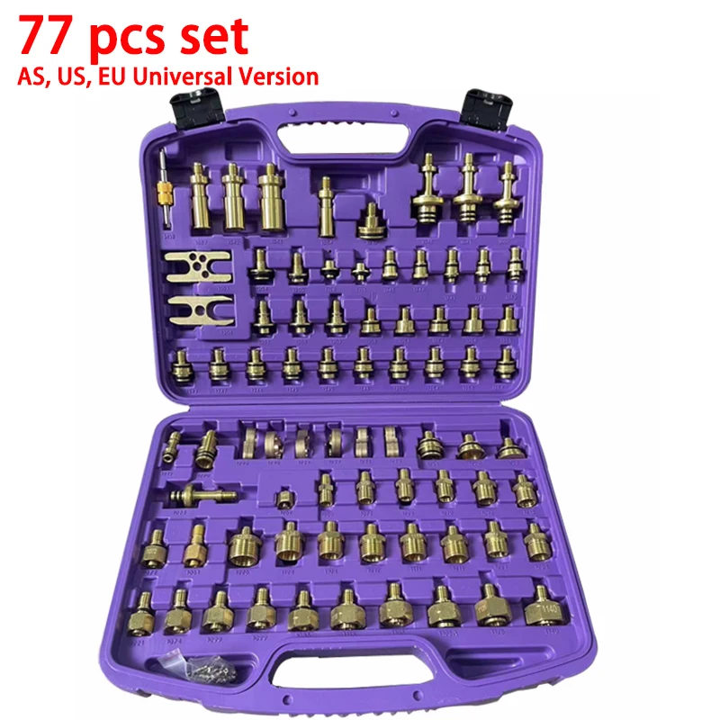 77Pcs-Automotive-Air-Conditioning-Leak-Test-Kit-Air-Conditioning-Leak ...