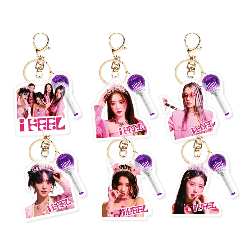KPOP-G-I-DLE-I-FEEL-Album-Merch-Keychain-for-Women-Men-GIDLE-Fashion ...