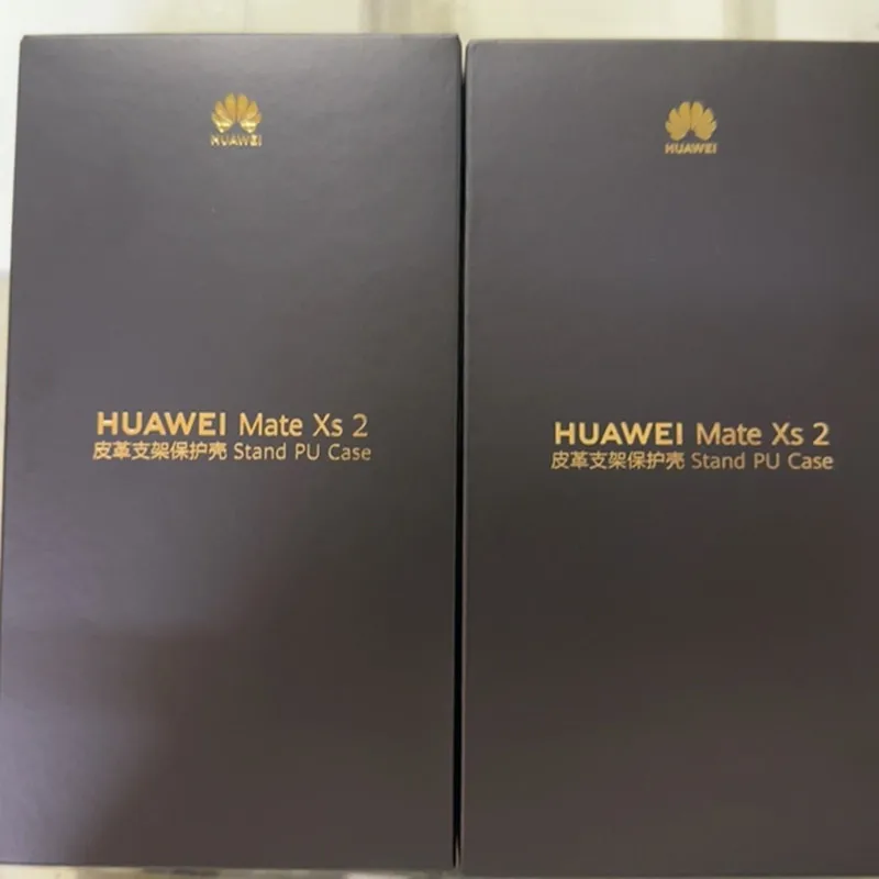 Luxury Bracket Stand Case For Original Huawei Mate XS2 Leather ...