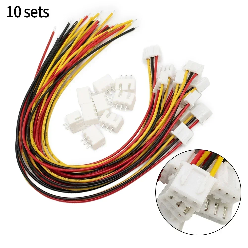 10-Pair-Connector-Plug-With-Wire-XH2-54mm-Single-head-Wires-Sockets ...