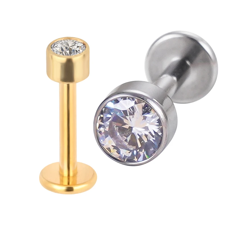 ASTM-F136-Titanium-ear-studs-Labret-Stud-CZ-Round-Tragus-Lip-Ring-Ear ...