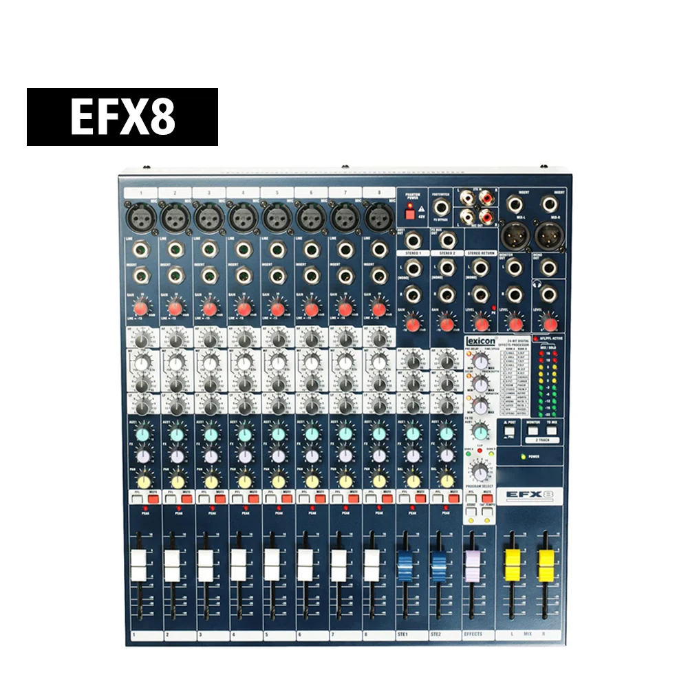 Original-EFX8-Professional-DJ-Mixer-USB-Console-Audio-EFX-8-Channel ...