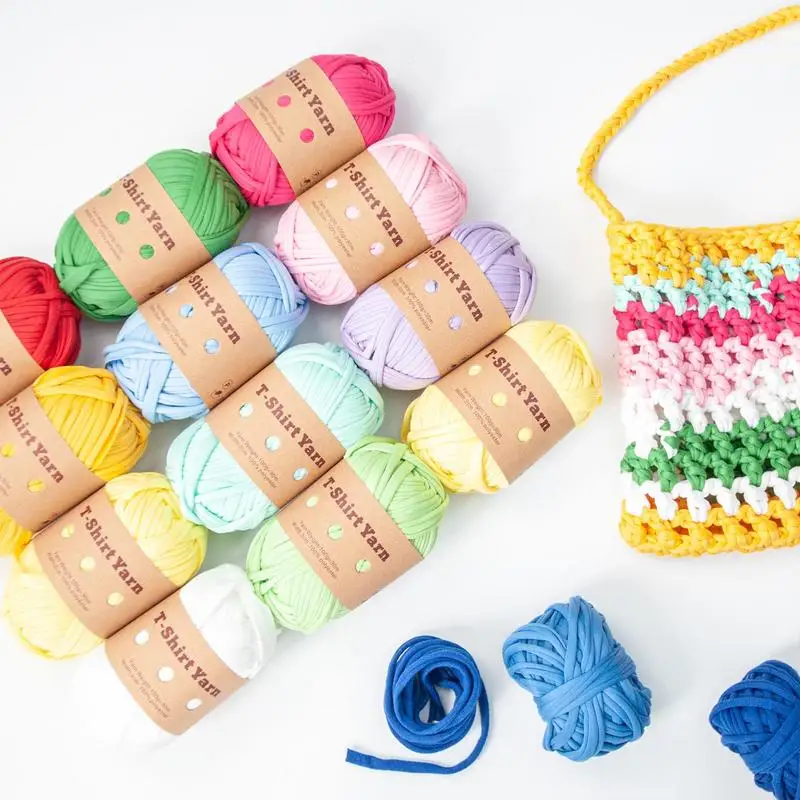Yarn-For-Crocheting-Polyester-Multicolor-Soft-Knitting-And-Crochet-Yarn ...